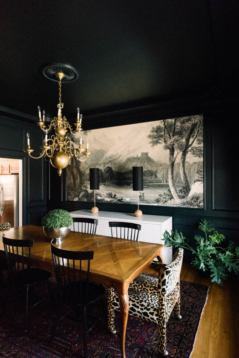 5 Places To Use Black Paint In Your Home - A Glass of Bovino