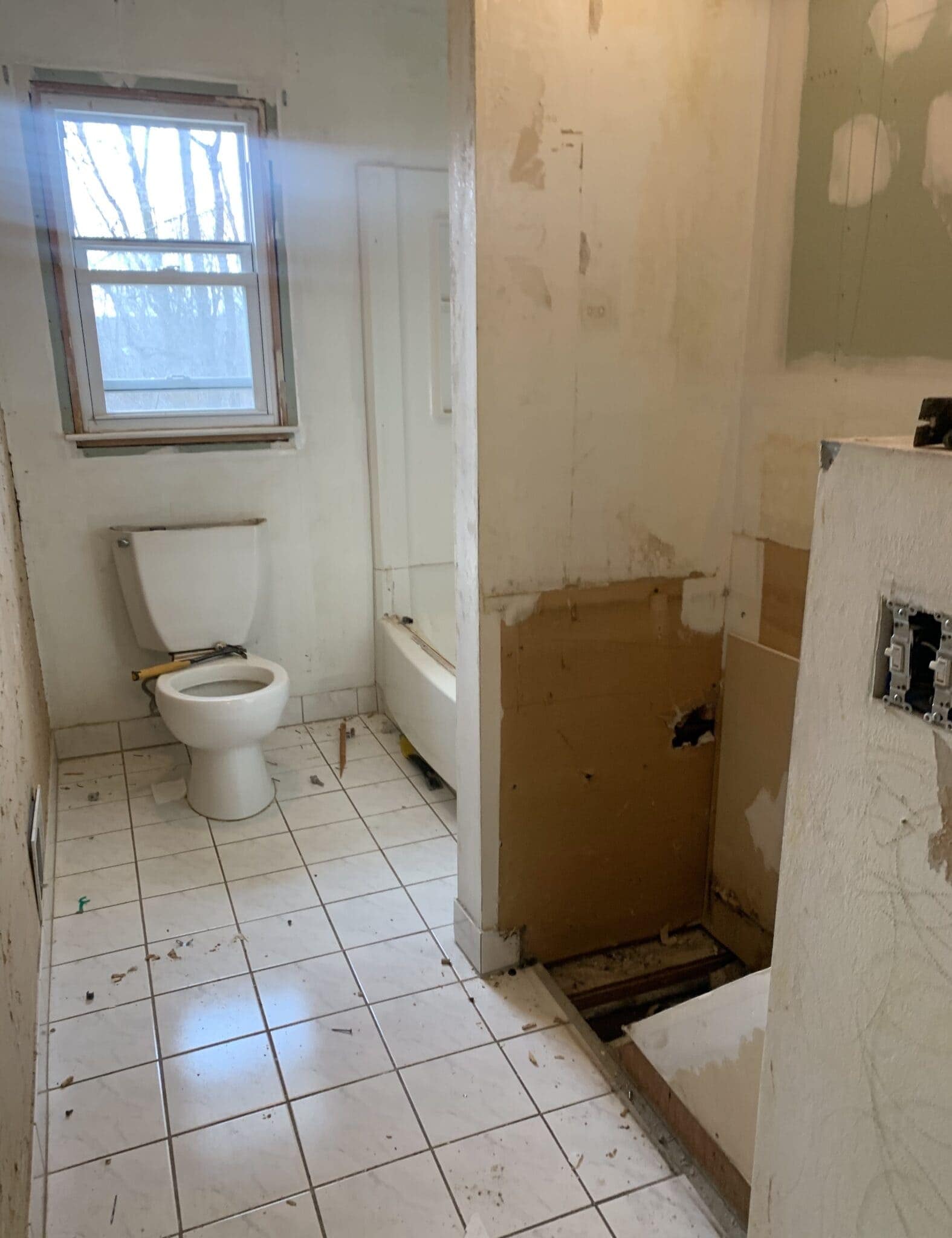 MAIN BATHROOM ONE ROOM CHALLENGE, WEEK 2: THE DEMOLITION DIARIES - A ...