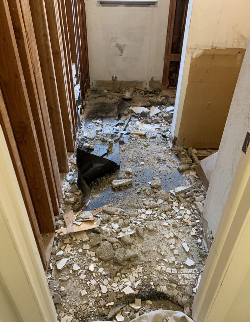 MAIN BATHROOM ONE ROOM CHALLENGE, WEEK 2: THE DEMOLITION DIARIES - A ...