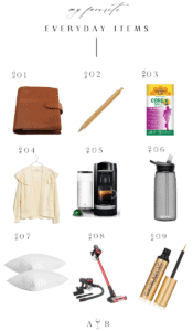 ROUNDUP: MY FAVORITE EVERYDAY ITEMS - A Glass of Bovino