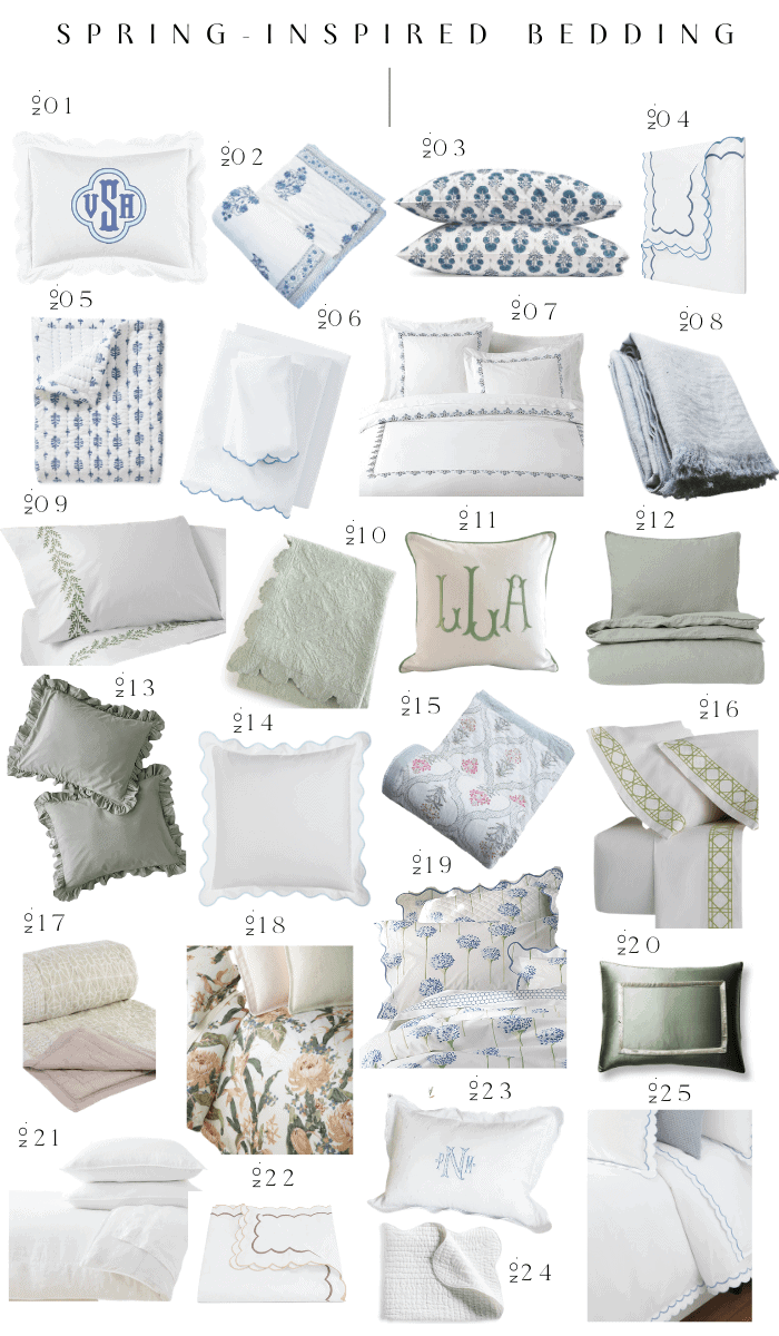 SPRING-INSPIRED BEDDING - A Glass of Bovino
