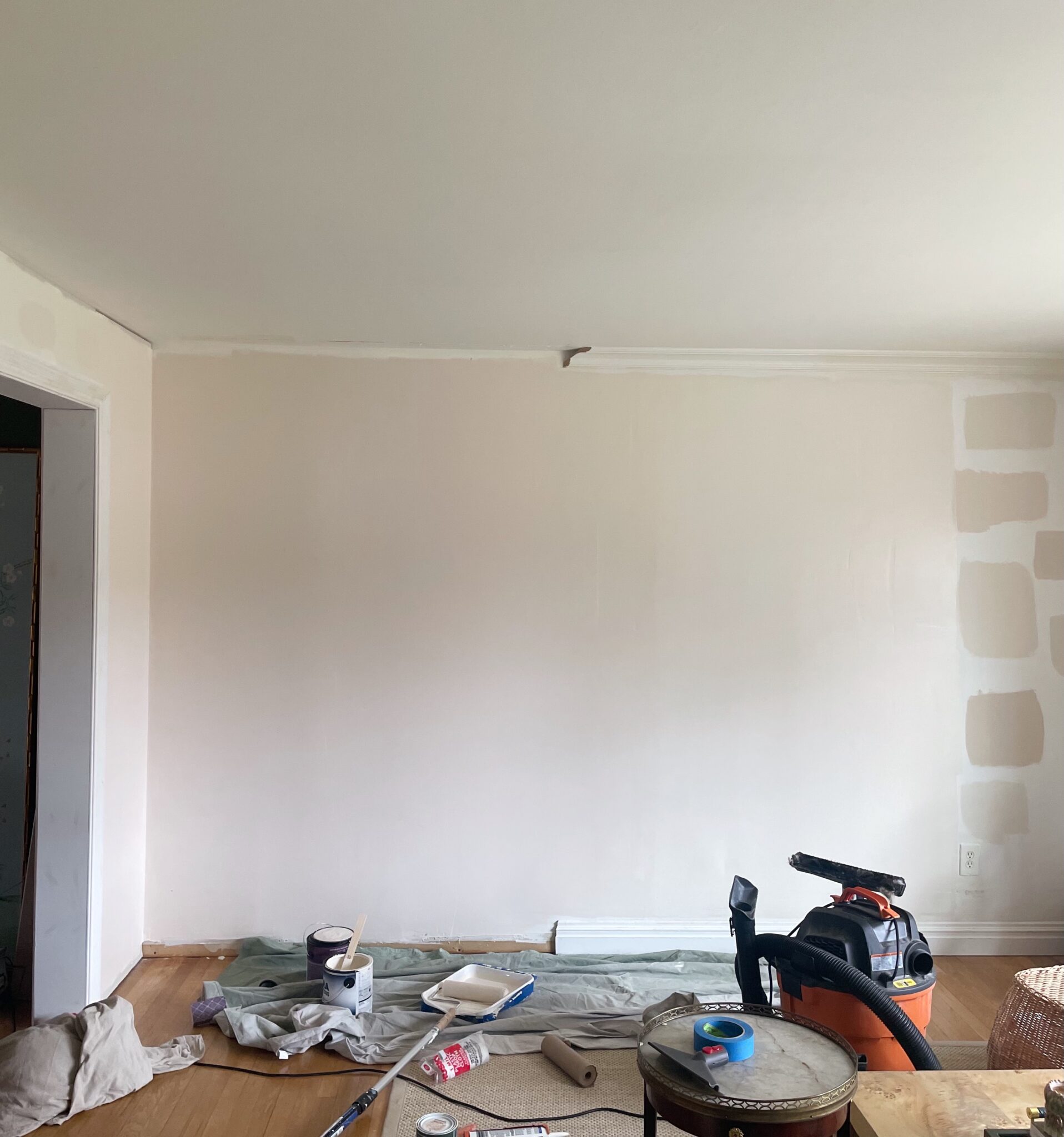 THE PERFECT PINK BEIGE PAINT COLOR FOR OUR LIVING ROOM