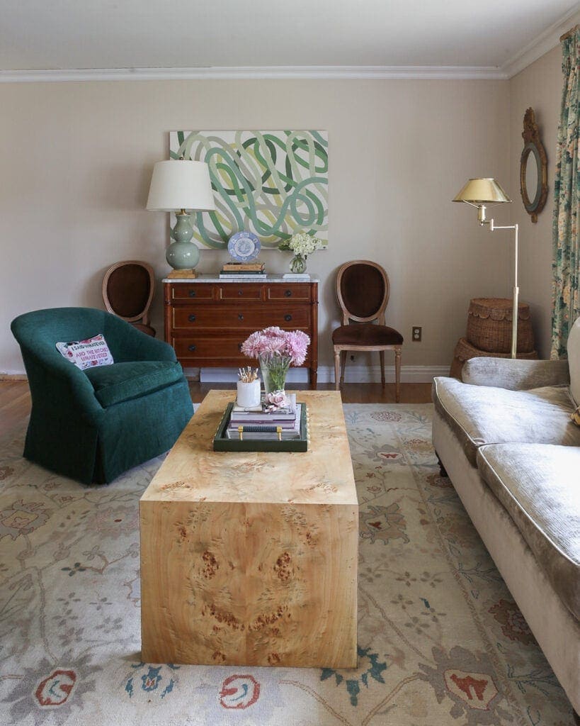 THE PERFECT PINK BEIGE PAINT COLOR FOR OUR LIVING ROOM