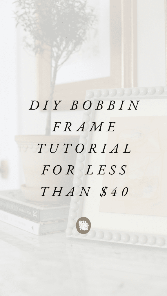 TUTORIAL: DIY BOBBIN FRAMES FOR LESS THAN $40 - A Glass of Bovino TUTORIAL