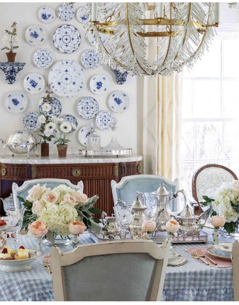 making plain walls more interesting without molding or wallpaper