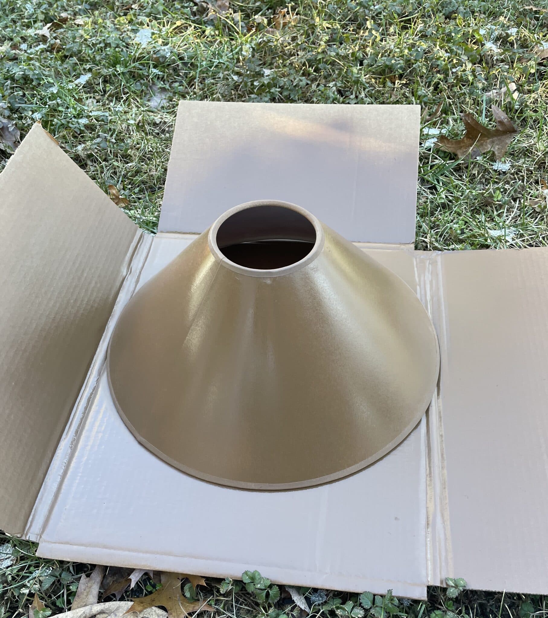 EASY DIY GLOSSY LACQUER LAMP SHADE MAKEOVER