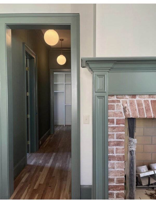 making plain walls more interesting without molding or wallpaper